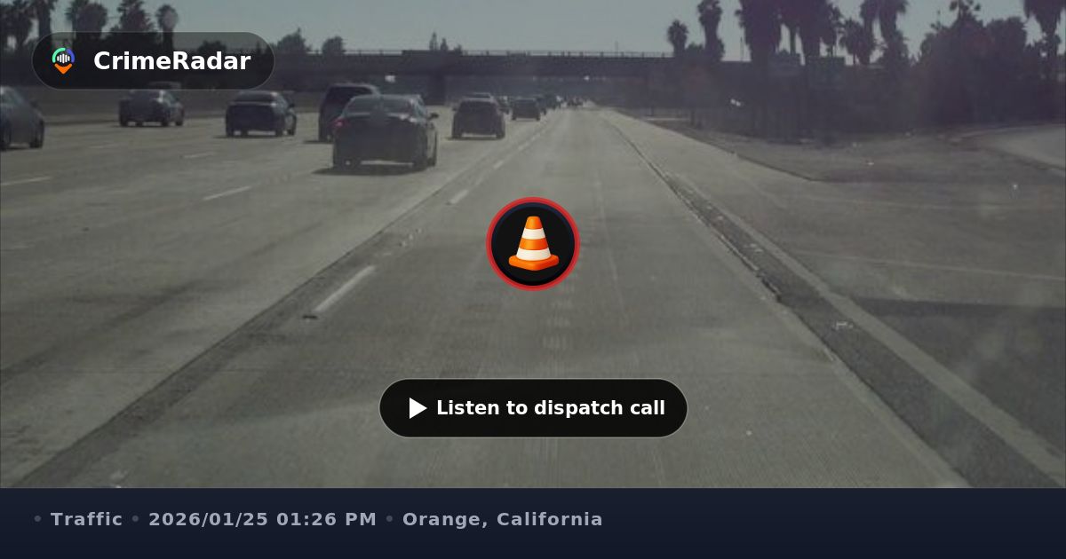 Multiple disabled vehicles block Raymond on-ramp, Orange County CA ...