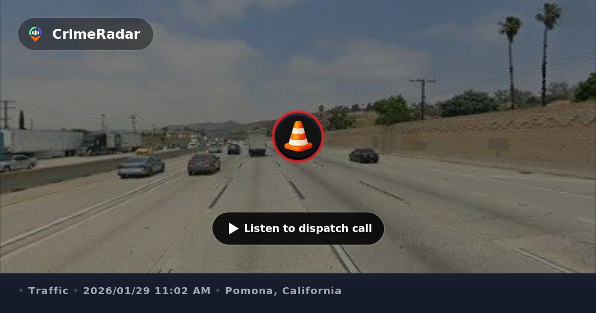 Gray motorcycle reported on highway shoulder, Pomona CA | CrimeRadar