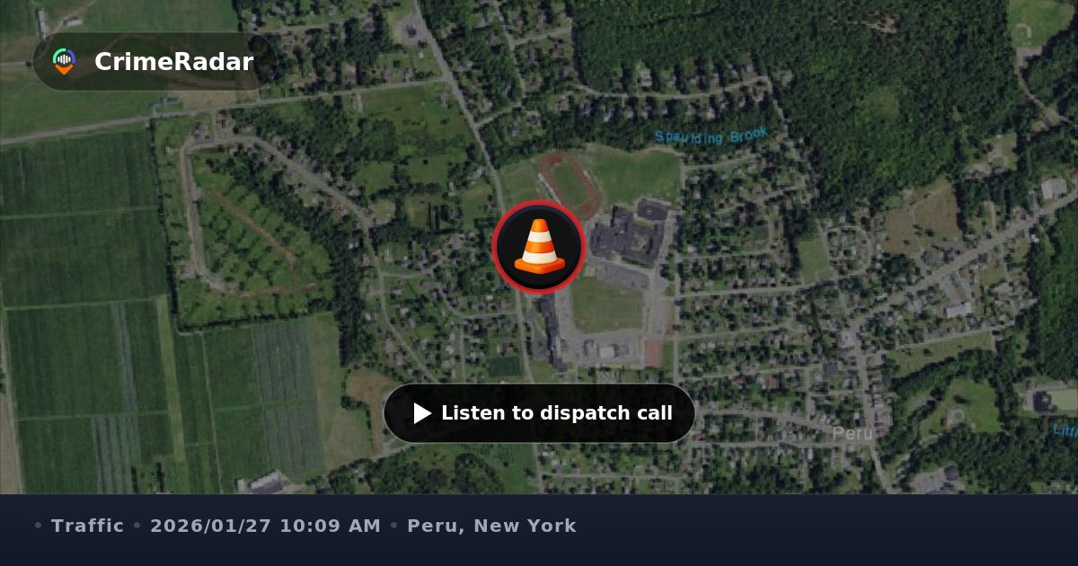 Vehicle crash with injuries near River Rd, Peru NY | CrimeRadar