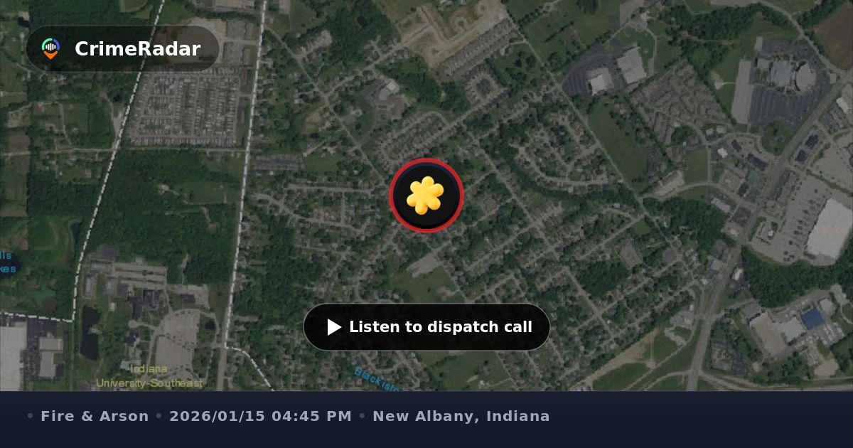 Fire alarm investigation canceled near Lucy Dr, New Albany IN | CrimeRadar