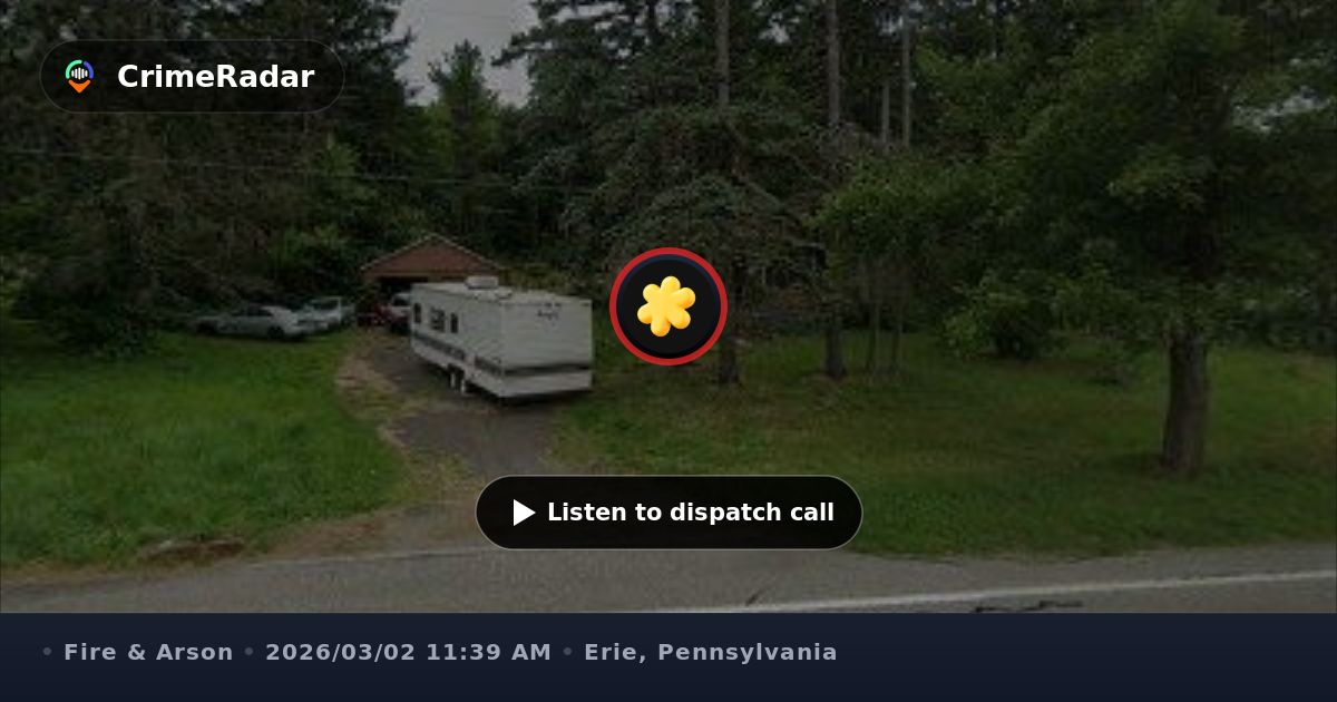Two-story house fire on Wattsburg Road injures one, Erie PA | CrimeRadar