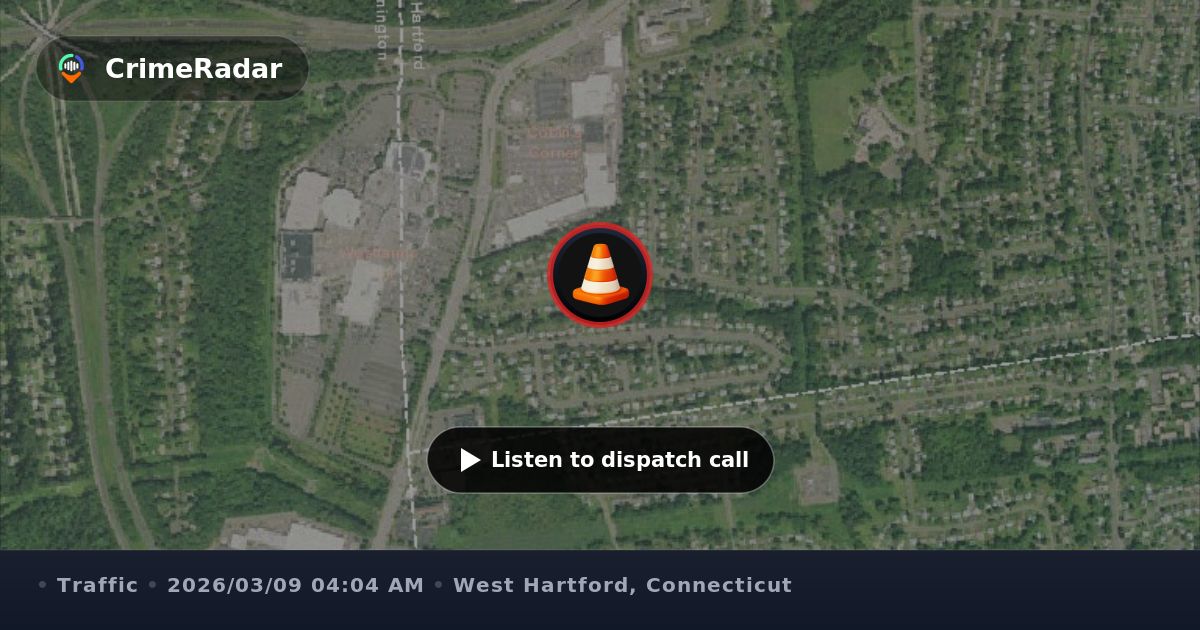 Vehicle rollover crash on Shepard Road, West Hartford CT | CrimeRadar
