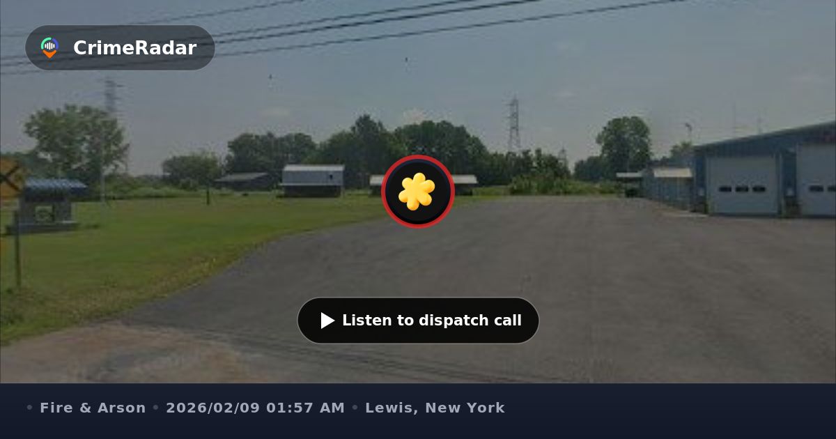 Fire crews battle structure blaze near New Bremen, Lewis County NY ...