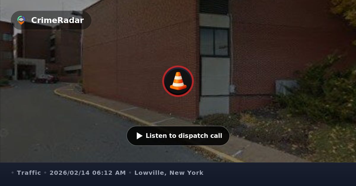 Unresponsive person at car crash by hospital, Lowville NY | CrimeRadar