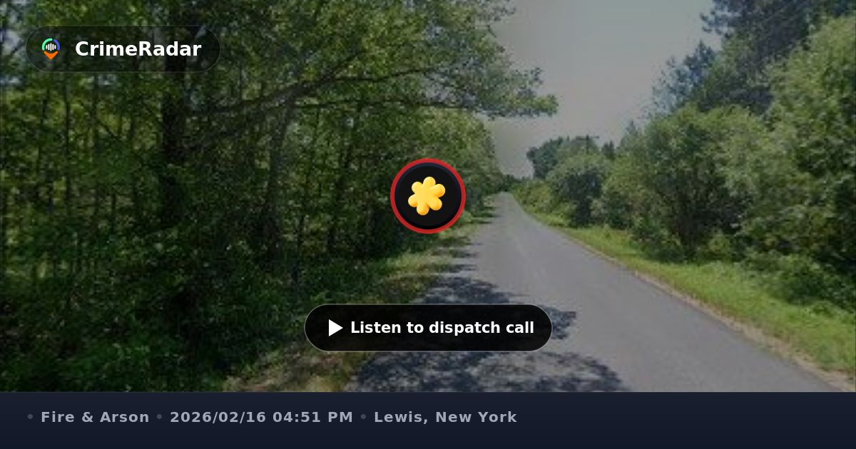 Fire reported on State Route 812 in New Bremen, Lewis County NY ...