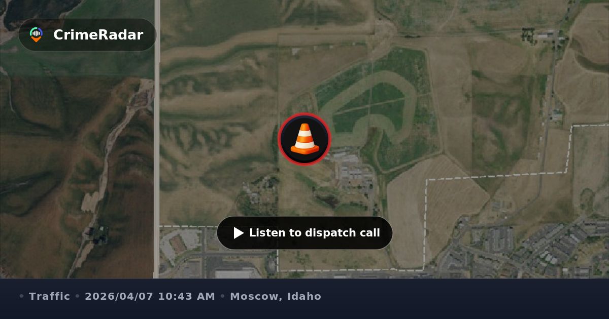 Crash at State Highway 8 and Hatley Way, Moscow ID | CrimeRadar