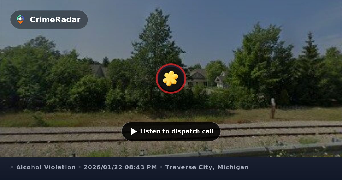 EMS assists with uncooperative person near Keystone Rd, Traverse City ...