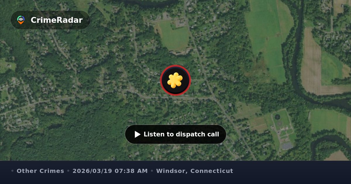 Dog attacked by German Shepherd on Derek Lane, Windsor CT | CrimeRadar