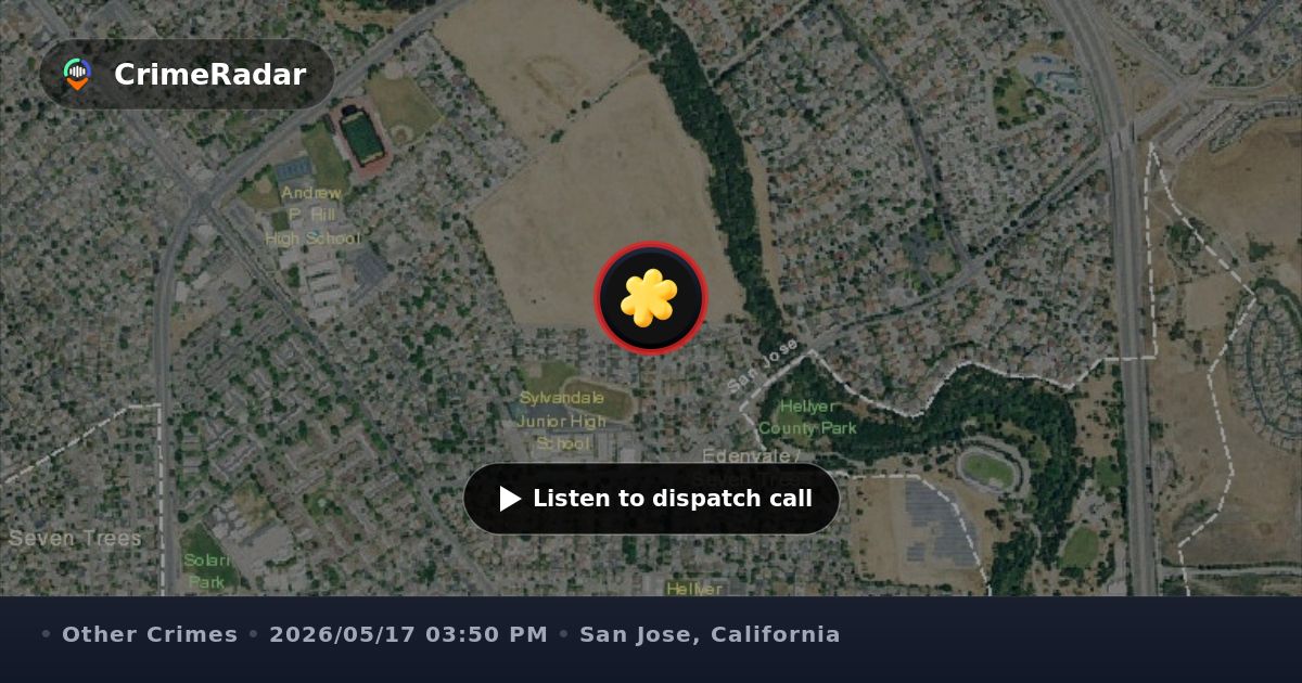 Fire units clear from incident at Hellyer Lake, San Jose CA | CrimeRadar