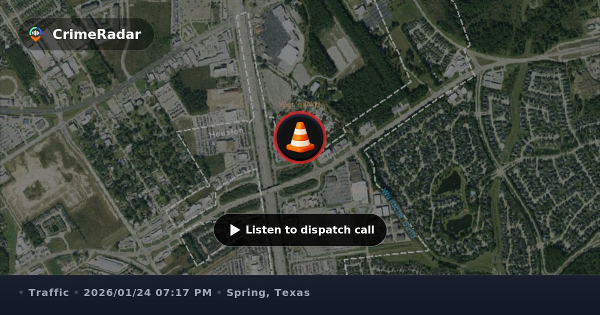 Rollover crash near Louetta and I-45 ramp, Spring TX | CrimeRadar