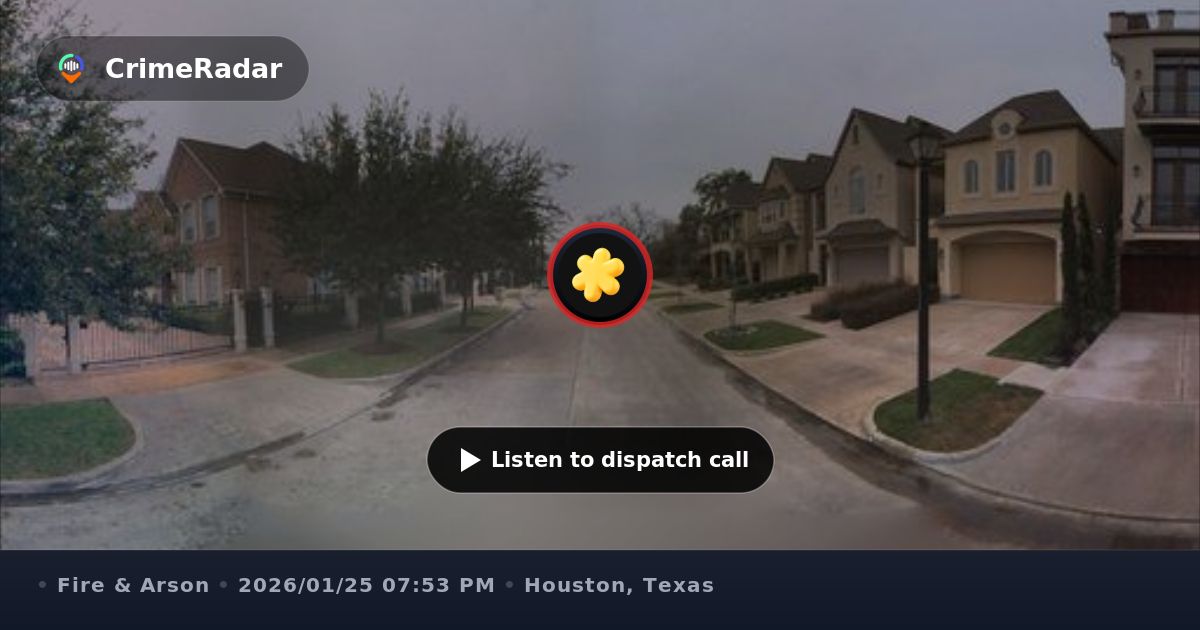 Alarm response near Fayette St, Houston TX | CrimeRadar