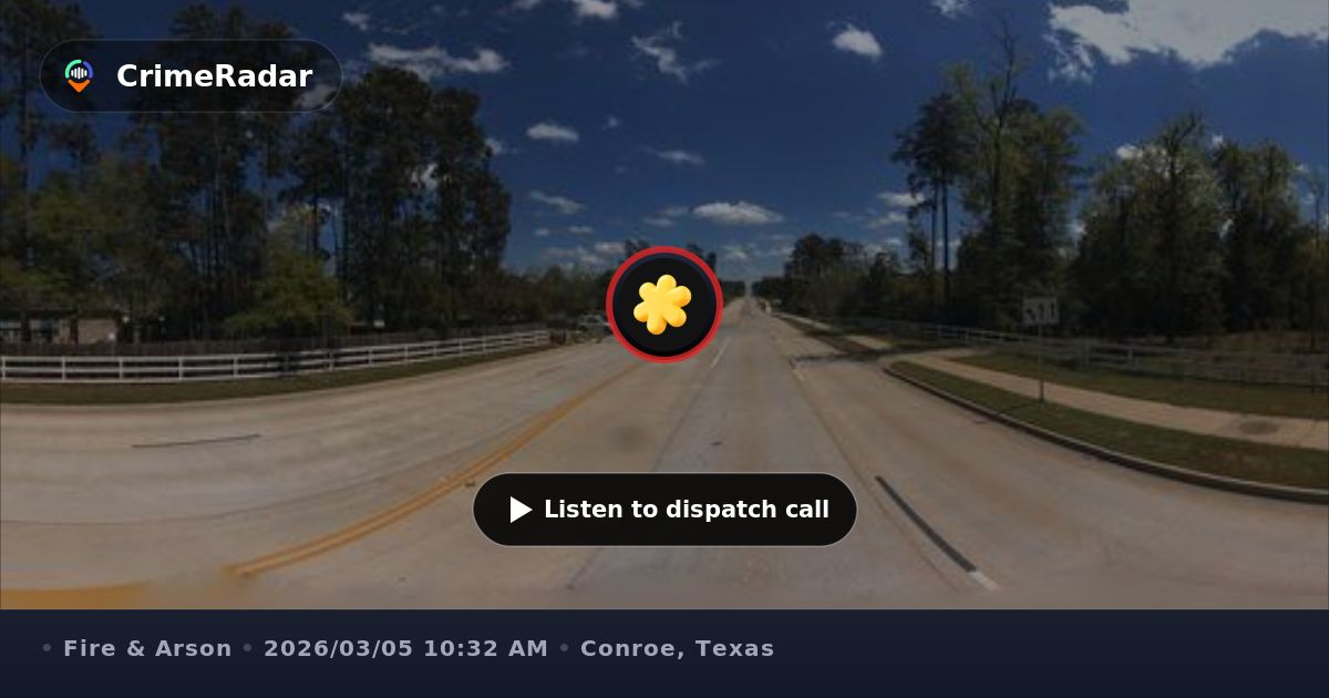 Gas odor on I-45 near exit 92 after line cut, Conroe TX | CrimeRadar