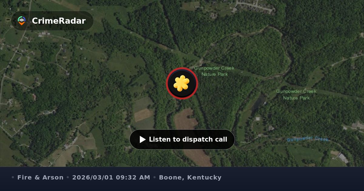House fire operations in Boone County, Boone County KY | CrimeRadar
