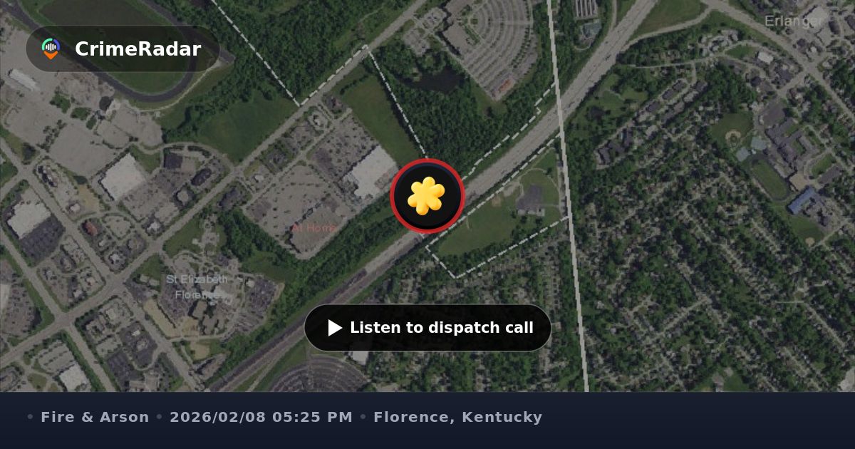 Man sets bedroom fire; blaze out, smoke in home, Florence KY | CrimeRadar