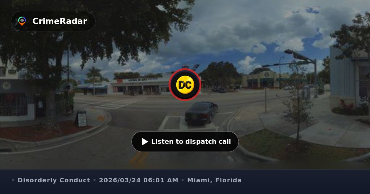 Man refuses to leave encampment behind motel, Miami FL | CrimeRadar