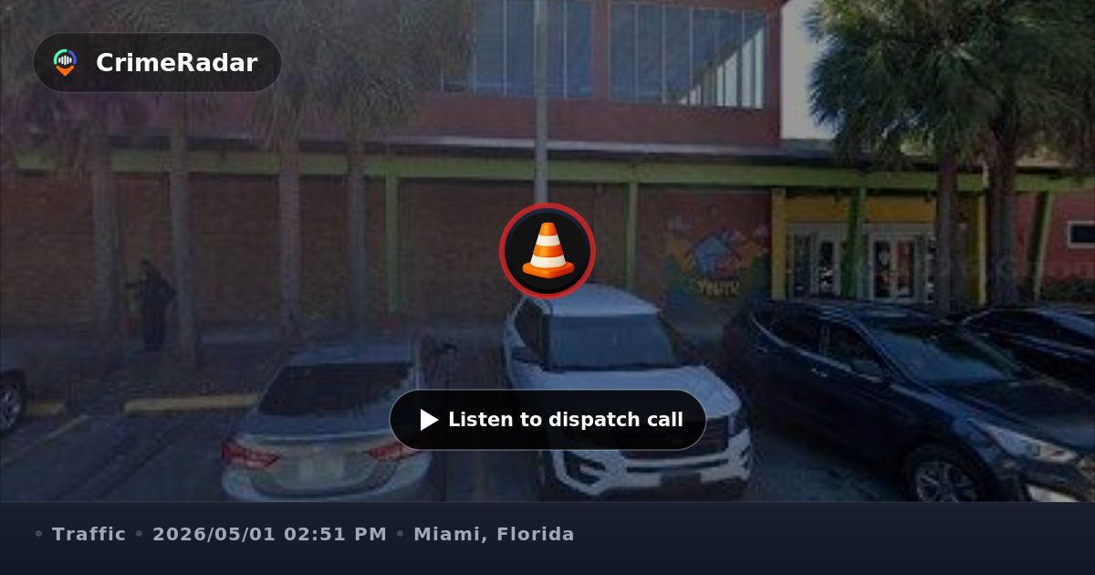 Motorcycle crash on Northwest 14th Street, Miami FL | CrimeRadar