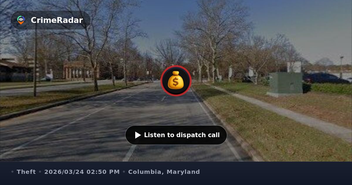 Package theft reported at apartment building, Columbia MD | CrimeRadar