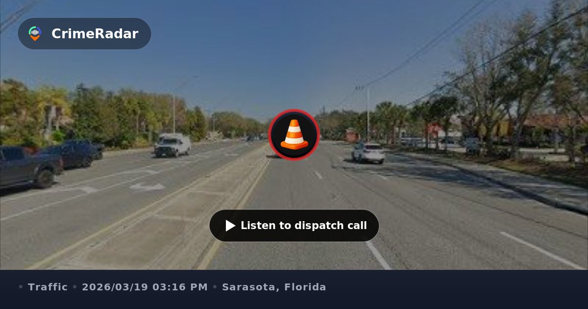 Traffic stop on white BMW on Clark Road, Sarasota County FL | CrimeRadar