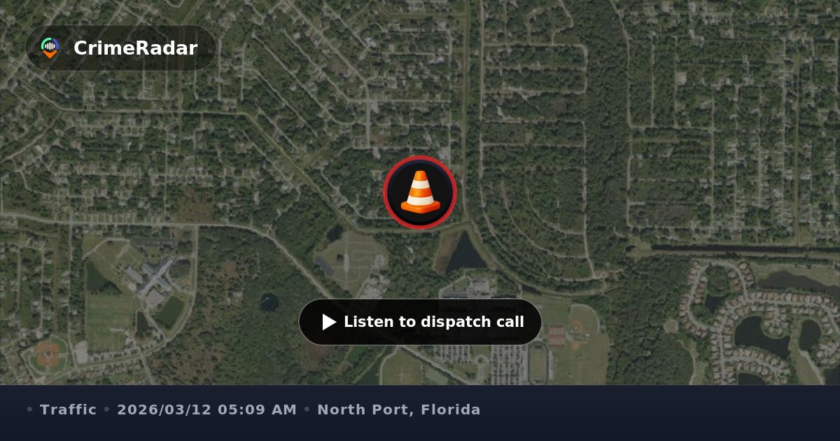 Traffic crash reported at Salford and Price, North Port FL | CrimeRadar