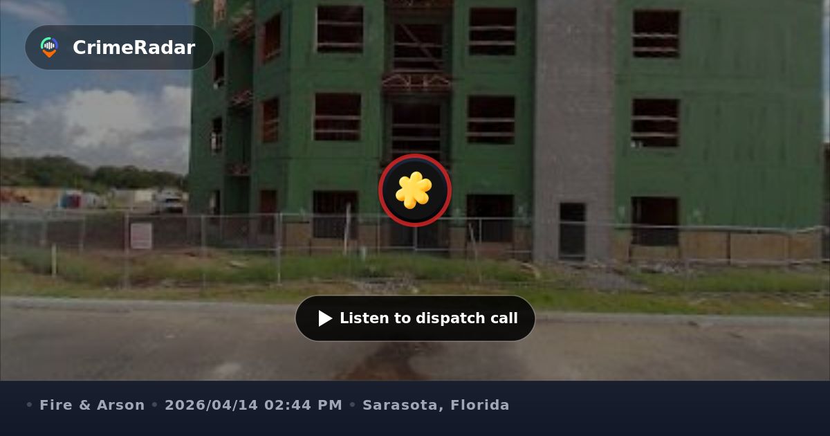 Vehicle fire at Citria Apartments in Sarasota, Sarasota FL | CrimeRadar