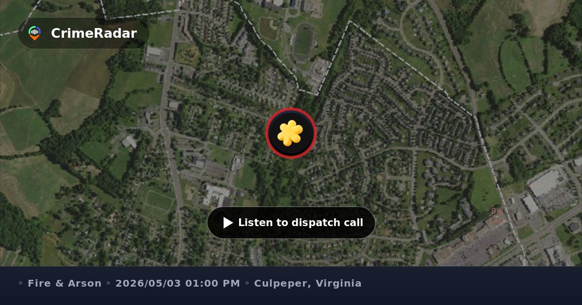 Dumpster fire next to building on James Madison Hwy, Culpeper VA ...