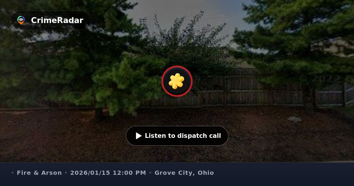 Odor of gas reported at Grove City apartment, Grove City OH | CrimeRadar