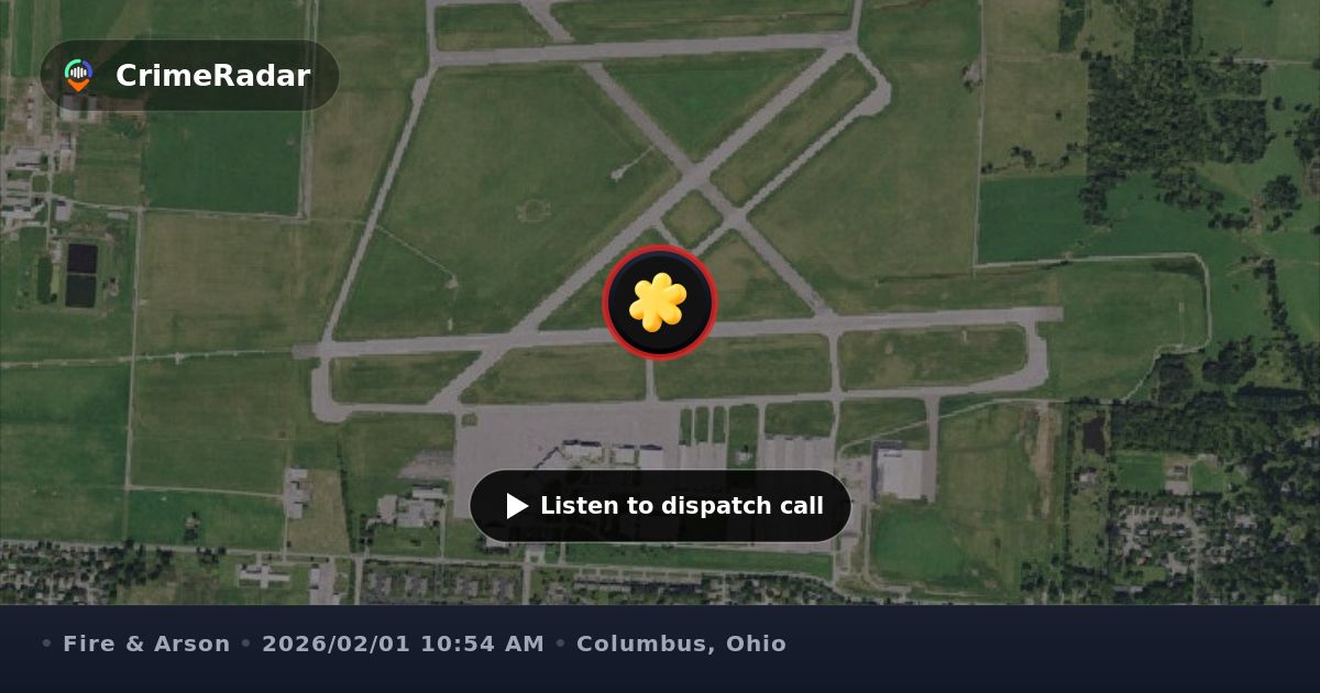 Fire alarm reported at airport facility, Columbus OH | CrimeRadar