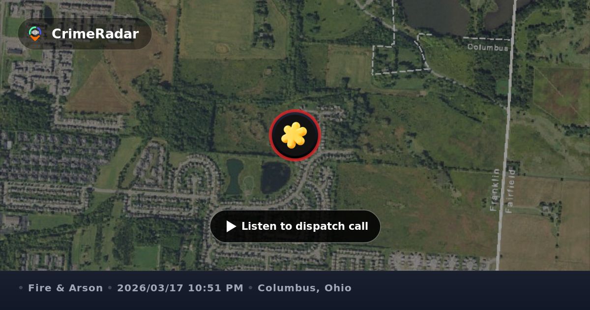 Carbon monoxide alarm on John Browning Drive, Columbus OH | CrimeRadar