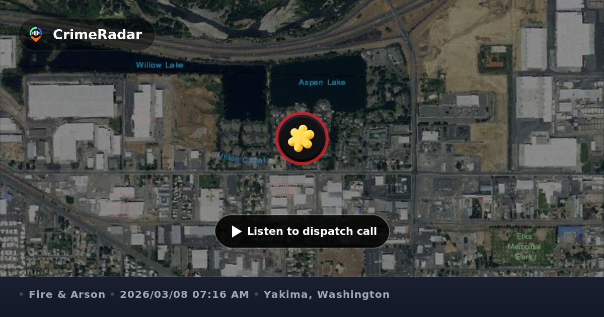 Fire service call on River Road apartment, Yakima WA | CrimeRadar