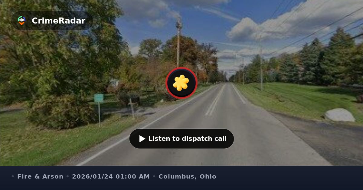 House fire reported near Flint Rd and Cameron Ridge Dr, Columbus OH ...