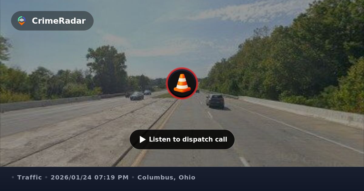 Unoccupied car creates traffic hazard on ramp, Columbus OH | CrimeRadar