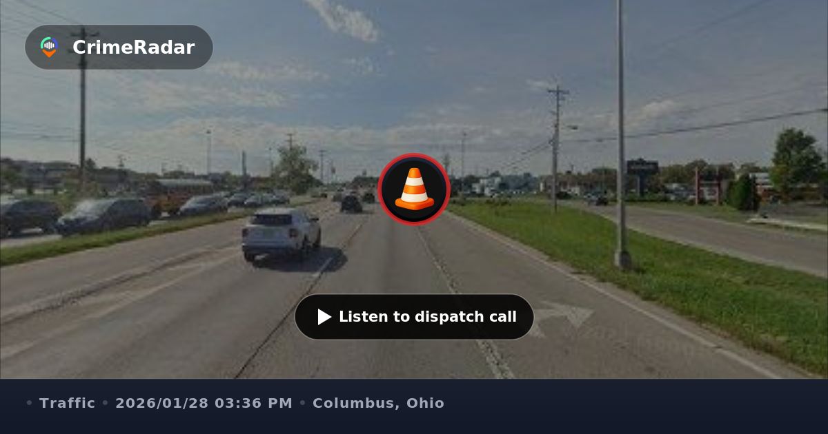 Vehicles block lane after apparent crash on Route 161, Columbus OH ...