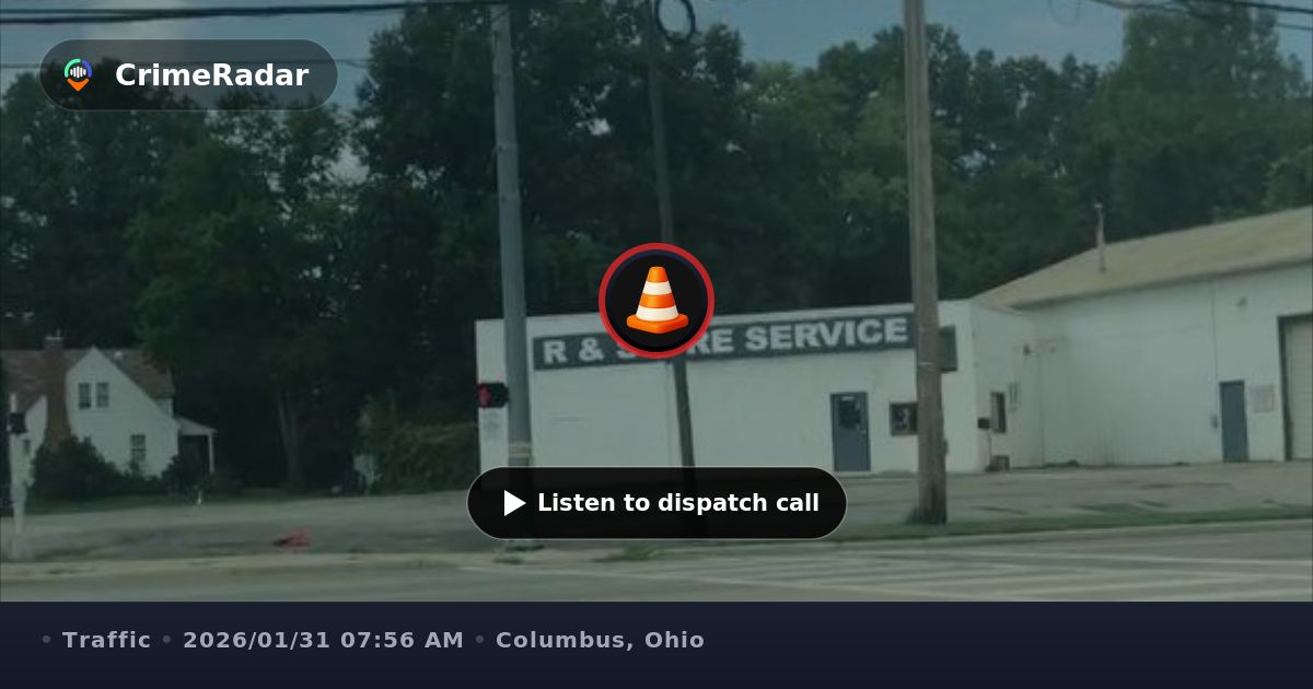 Traffic collision involving animal control van, Columbus OH | CrimeRadar