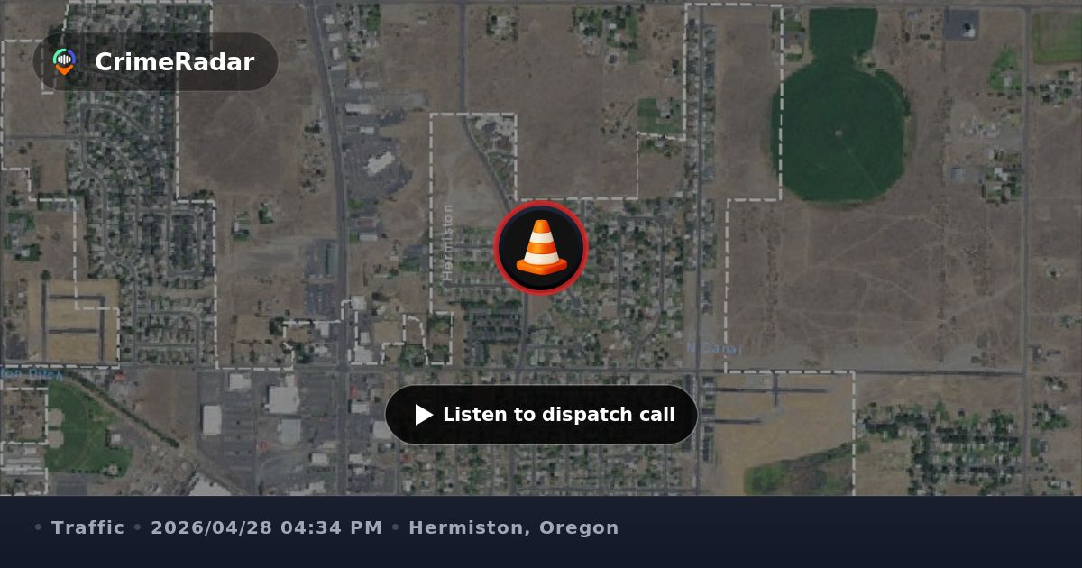 Injury crash at East Oregon Avenue and NE Second Street, Hermiston OR ...