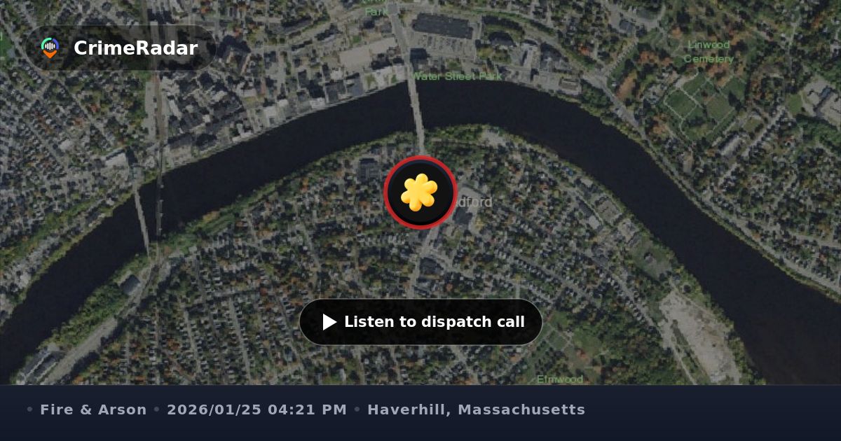 Broken sprinkler pipe triggers alarms near Main St, Haverhill MA ...