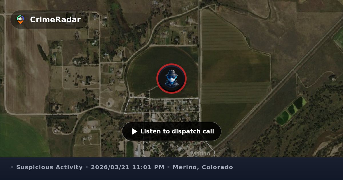 Deputies investigate abandoned 911 call in Merino, Merino CO | CrimeRadar