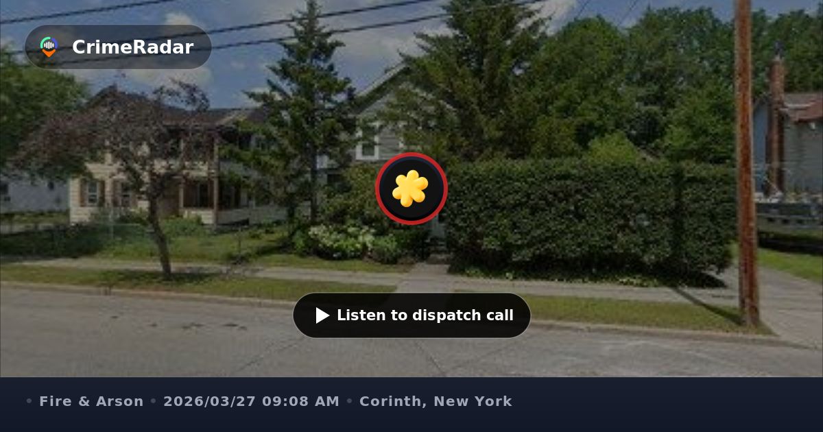 Confirmed house fire on Hamilton Avenue in Corinth, Corinth NY | CrimeRadar