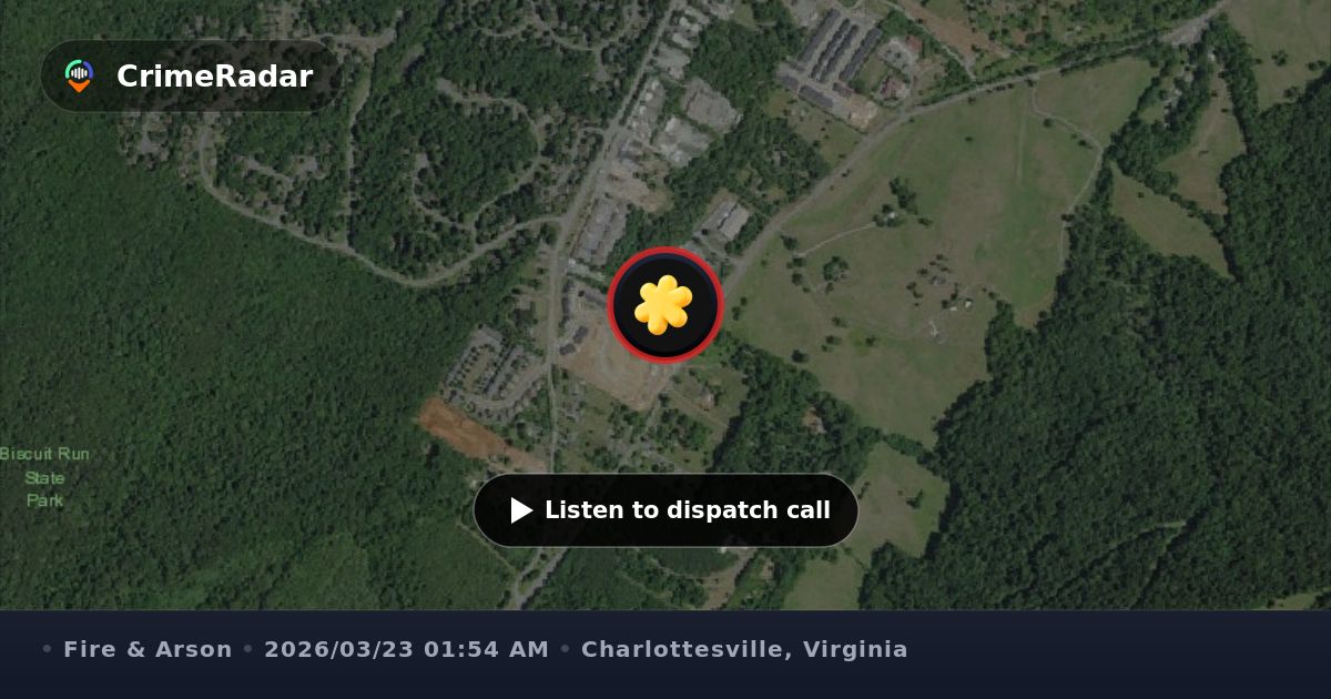 Outside fire reported on Scottsville Road, Charlottesville VA | CrimeRadar