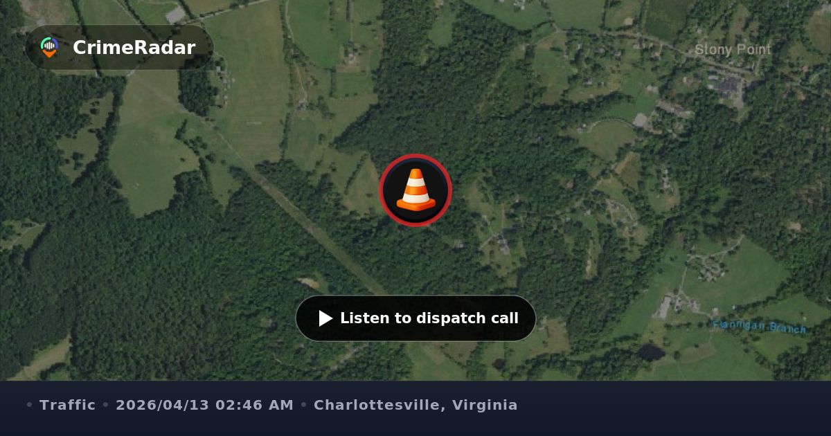 Crash reported on Stony Point Road, Charlottesville VA | CrimeRadar