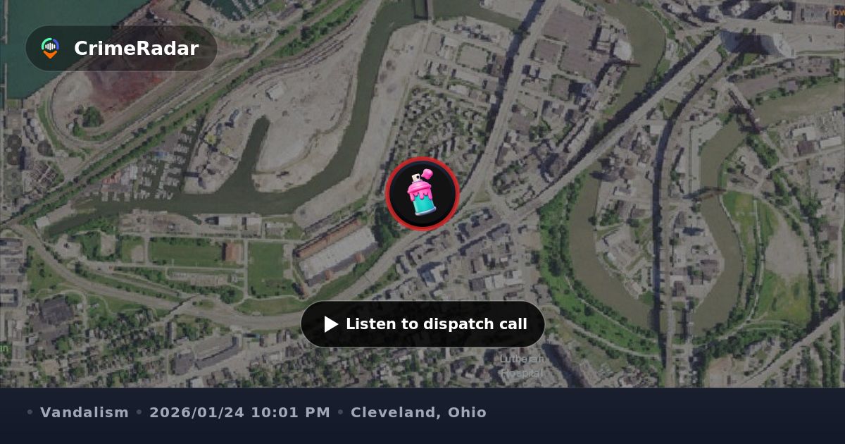 Windows broken in incident near Vine Road, Cleveland OH | CrimeRadar