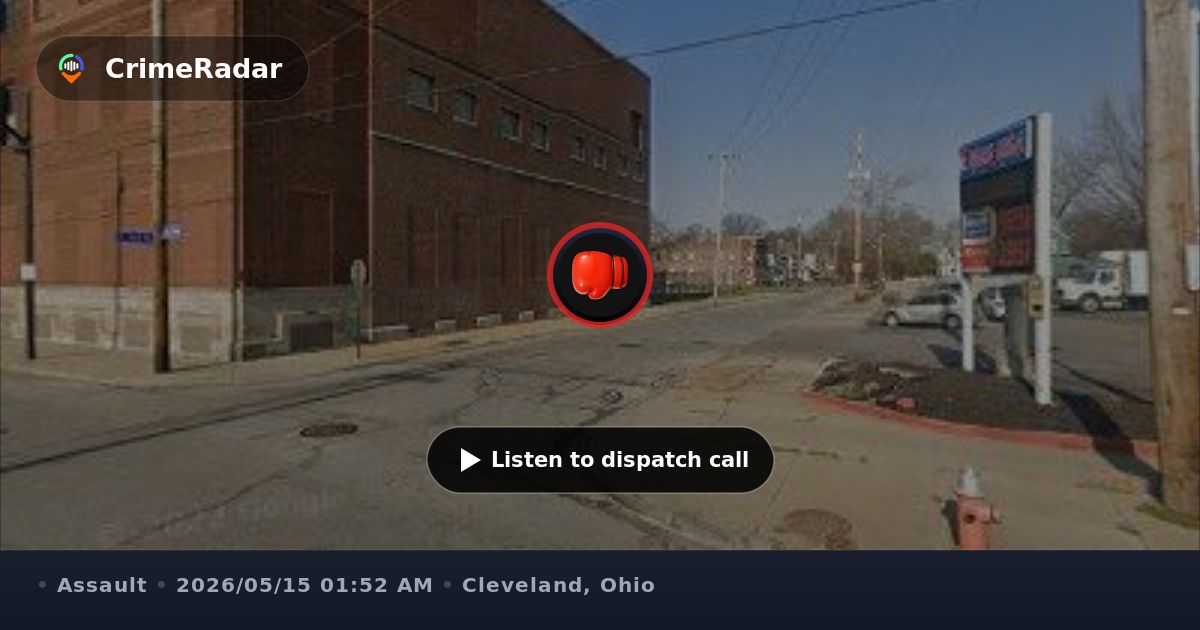 Intoxicated woman reports assault at gas station, Cleveland OH | CrimeRadar