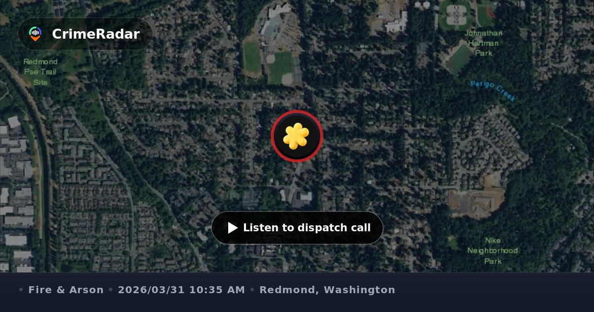 Fire alarm at Heritage Woods Apartments buildings B and D, Redmond WA ...