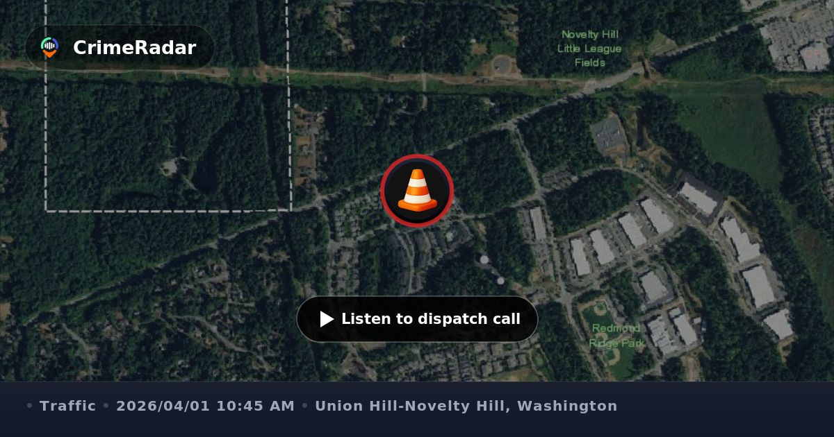 Two-car crash blocking Novelty Hill intersection, Union Hill Novelty ...