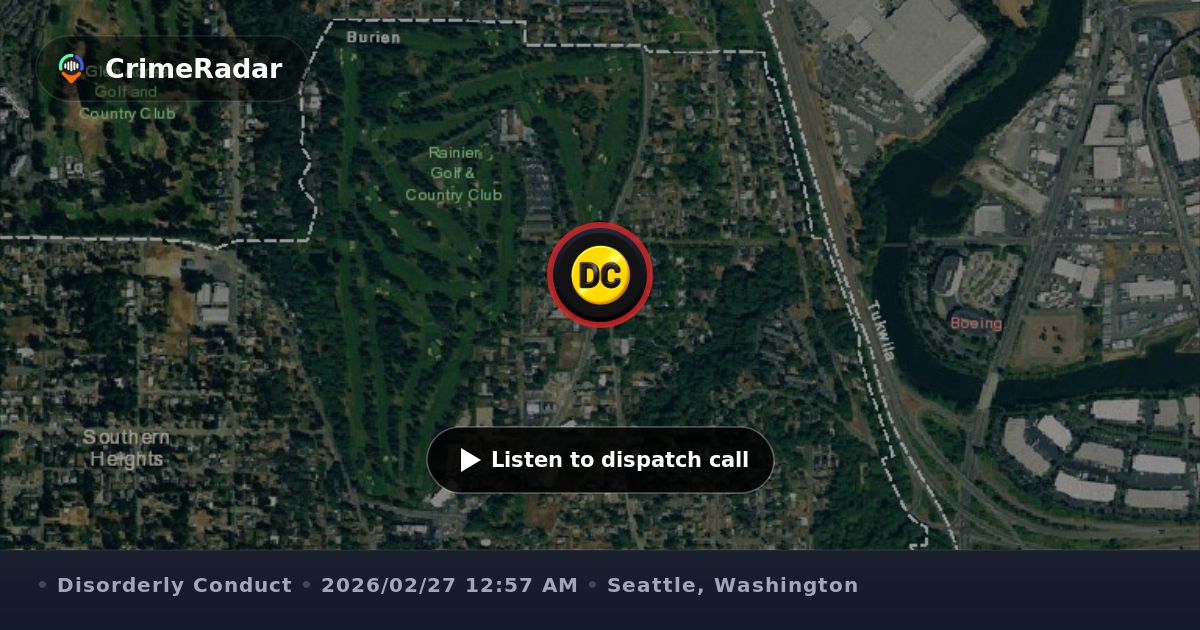 Ongoing leaf blower noise complaint, Seattle WA | CrimeRadar