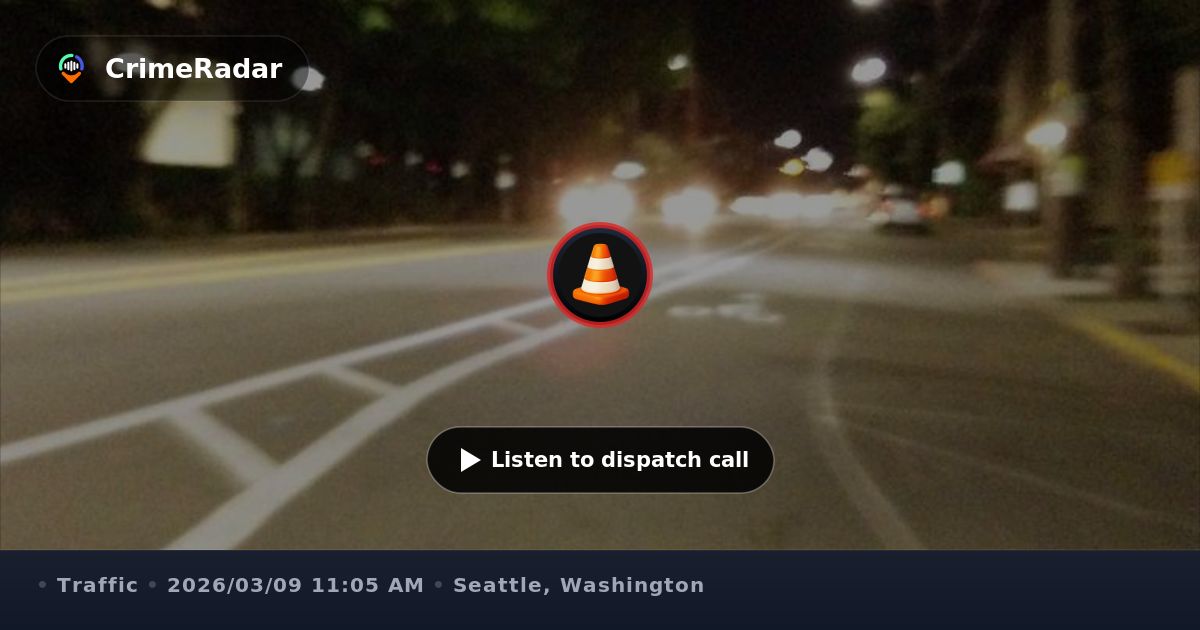 Car crashes onto bus stop median on Dexter Avenue, Seattle WA | CrimeRadar