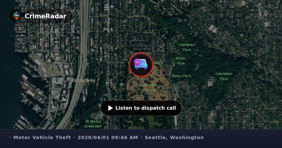 Stolen red pickup last seen on 15th Avenue, Seattle WA | CrimeRadar