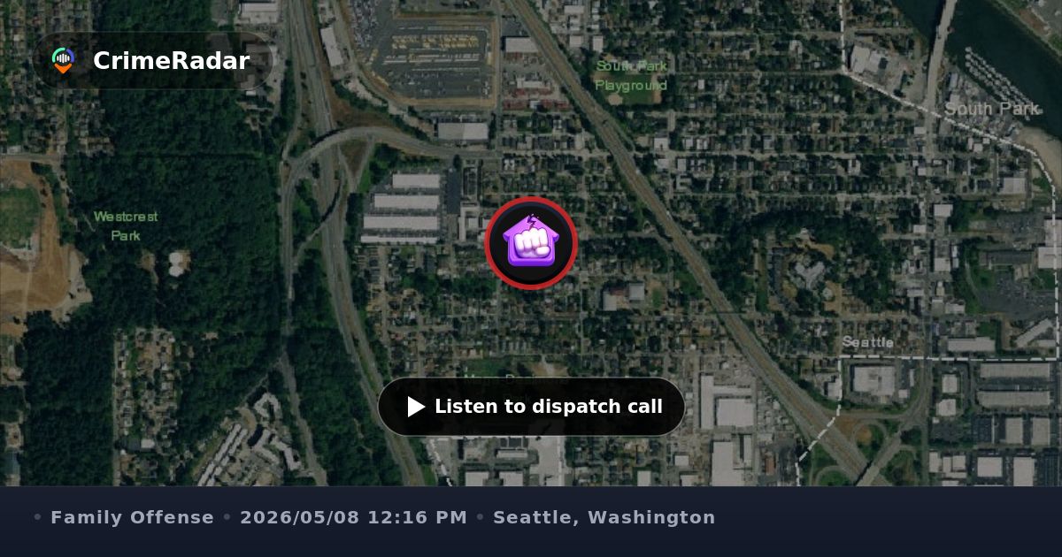 Caller reports court order violation at home, Seattle WA | CrimeRadar