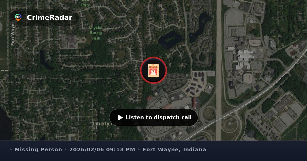 Amber Alert canceled after missing person report, Fort Wayne IN ...