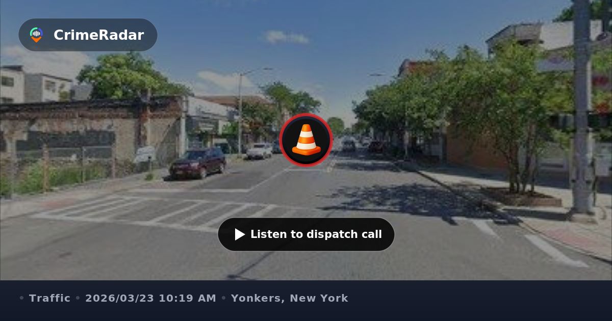 Road closed after car crash on South Broadway, Yonkers NY | CrimeRadar