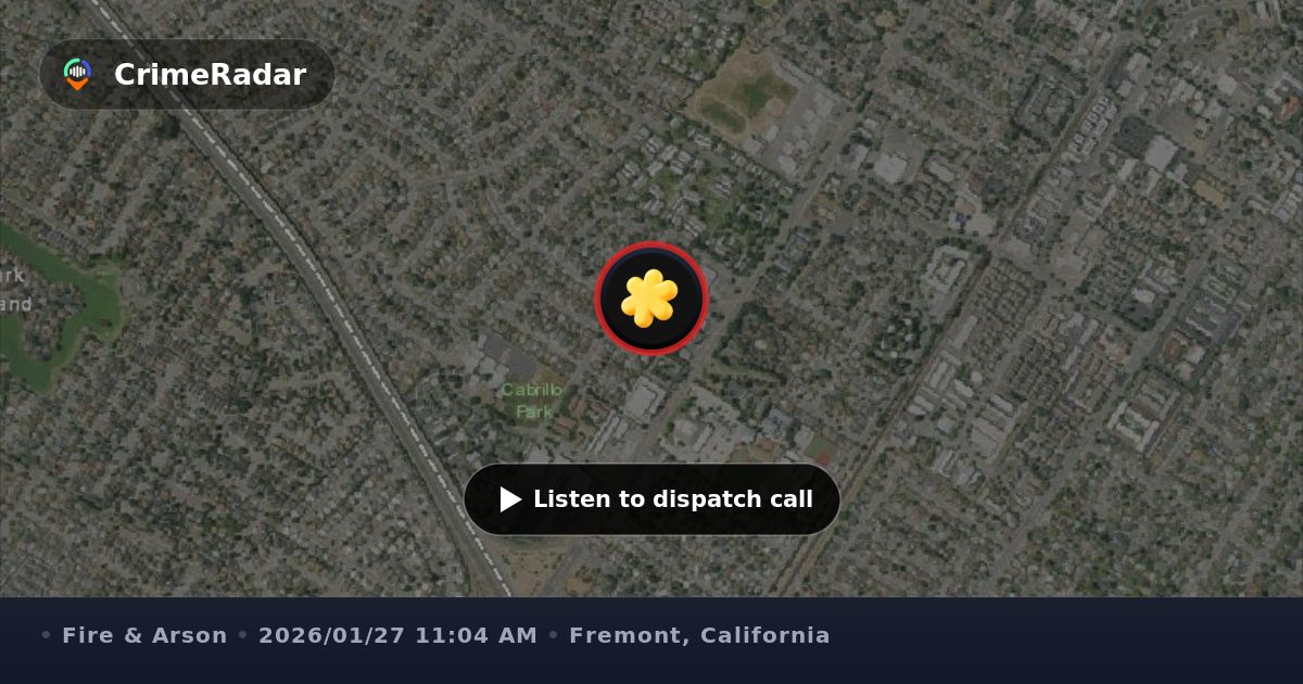 Fire crew responds to commercial alarm near Thornton Ave, Fremont CA ...